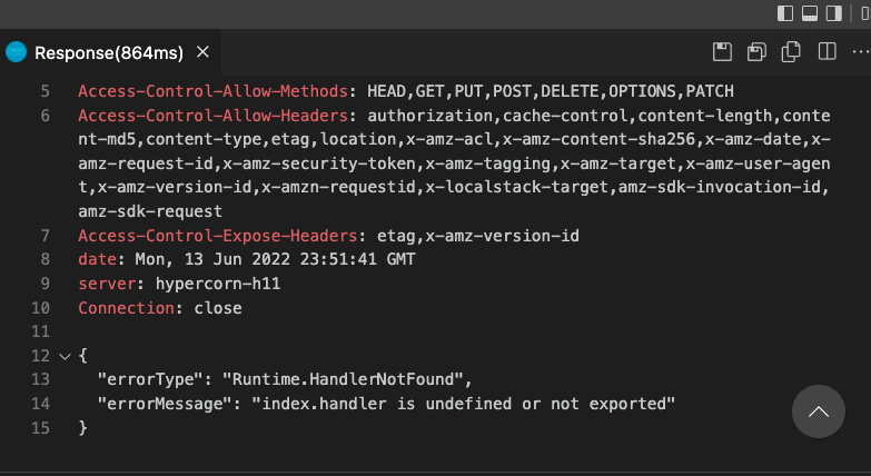 Bug: Not able to deploy lambda function via localstack and cdklocal - TypeScript · Issue #6266 ...