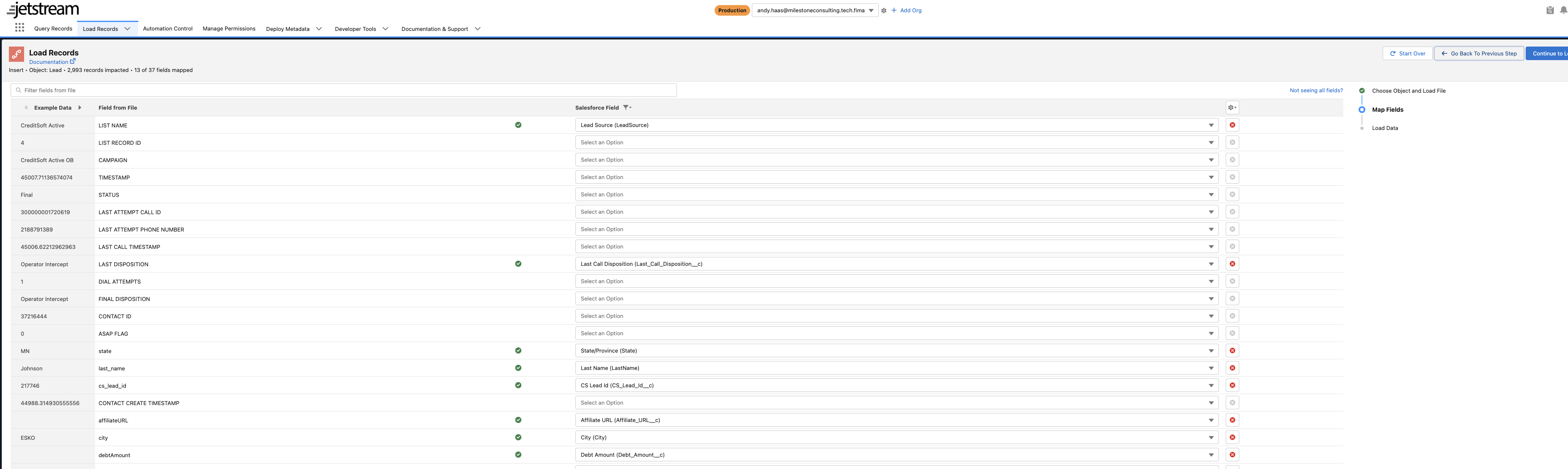 LOAD RECORDS | Ability to Save Field Mappings · Issue #303 · jetstreamapp/jetstream · GitHub