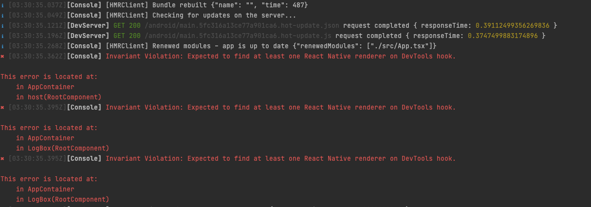 Got a white screen when upgrading react-native to 0.71.1 · Issue #297 · callstack/repack · GitHub