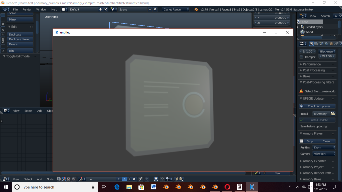 [SOLVED] Tilesheet nodes not working (v 0.5) · Issue #1087 · armory3d/armory · GitHub