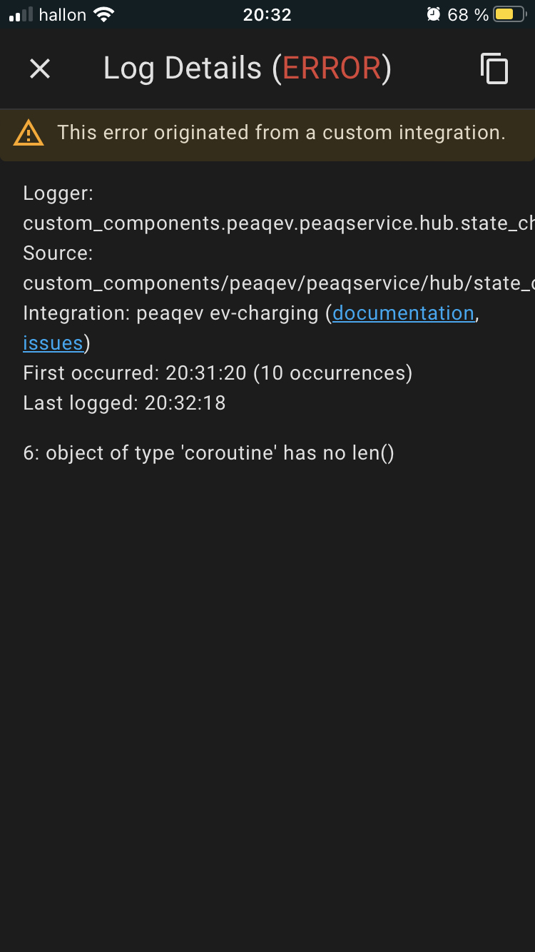 Disable peaqev does not call charger off · Issue #238 · elden1337/hass-peaq · GitHub