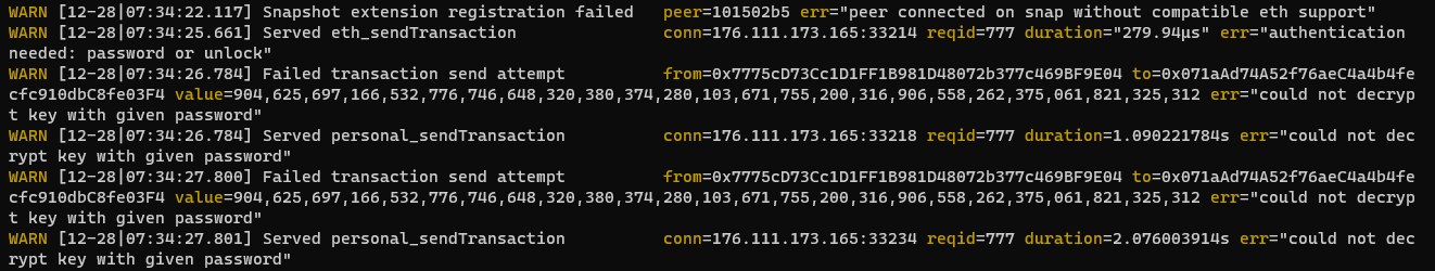 Unknown transactions in Block Explorer · Issue #26389 · ethereum/go-ethereum · GitHub