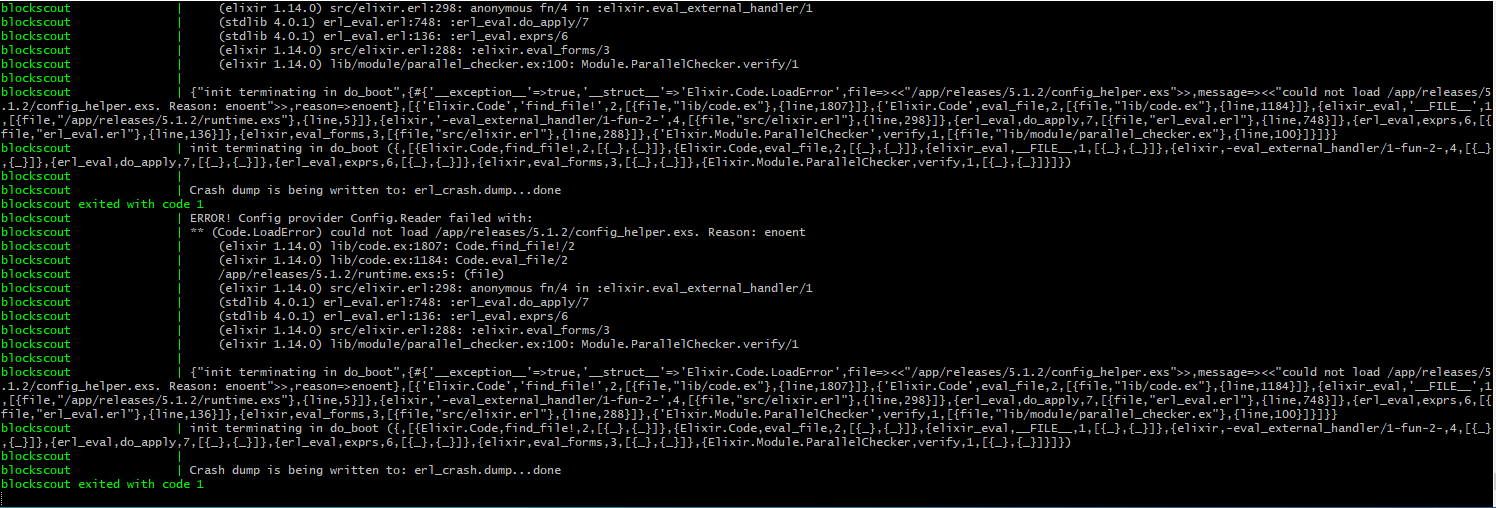 Error Again Build Blockscout Using Docker · Issue #7231 · blockscout/blockscout · GitHub