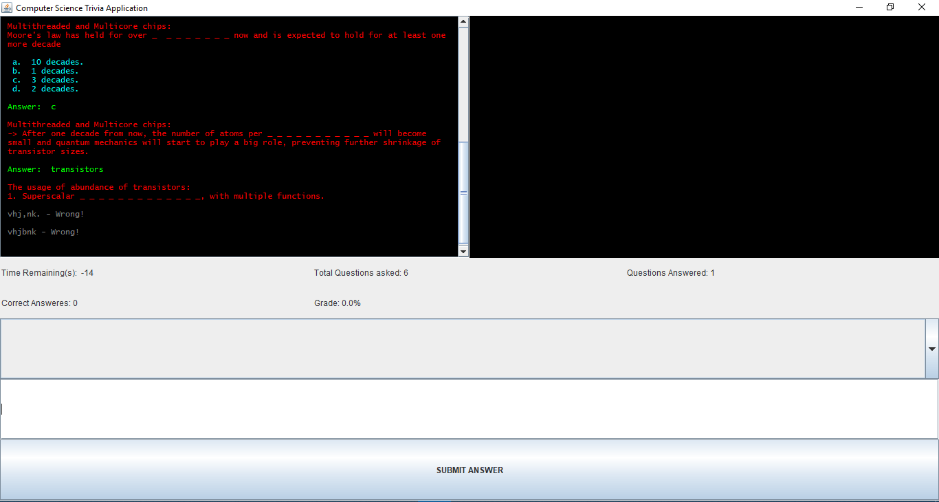 Github Isaiah4lyfjava Trivia Application Computer Science Java Trivia Application