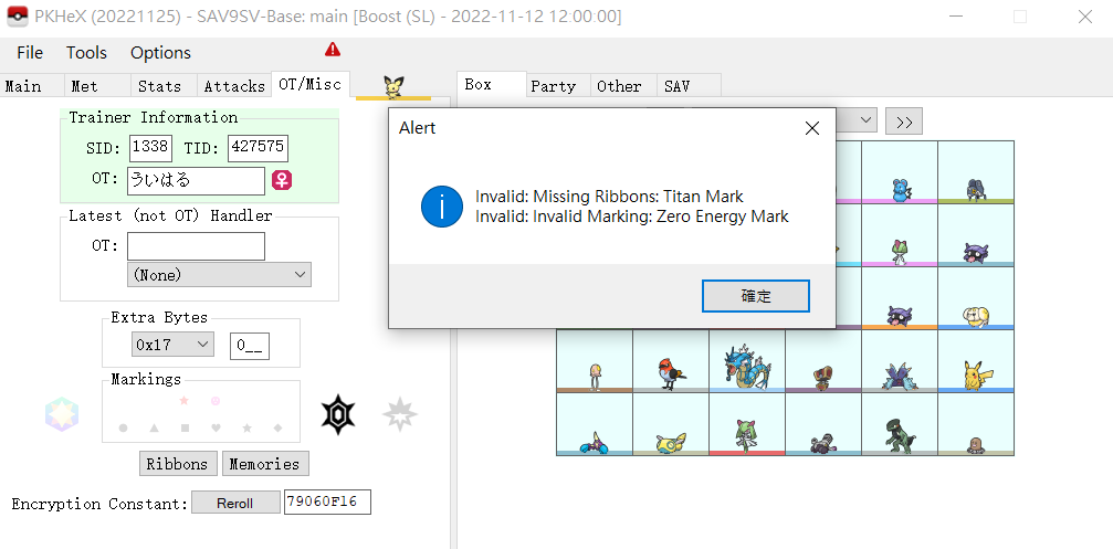 Titan Mark Legality Problem · Issue #3640 · kwsch/PKHeX · GitHub