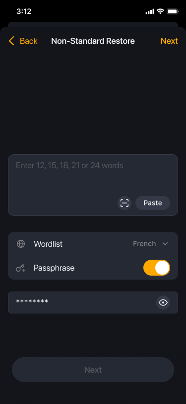 Restore/Create Wallet: bug related to diacritics · Issue #4563 · horizontalsystems/unstoppable ...