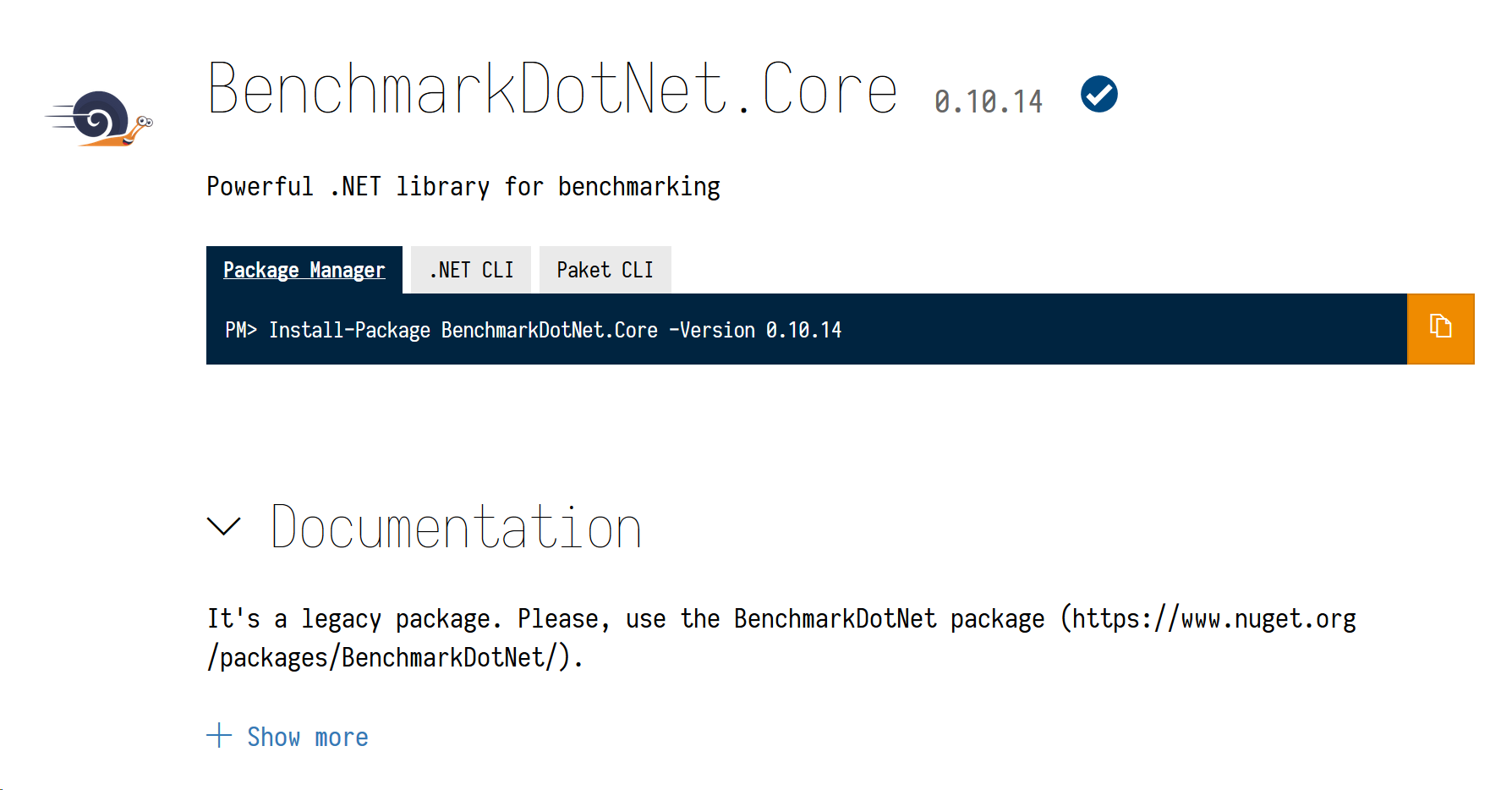 Documentation for .NET Core/Mono version? · Issue #308 · dotnet/BenchmarkDotNet · GitHub