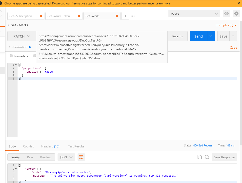 Disabling loganalytics alerts (Disable-LogAnalyticsAlertRule) · Issue ...