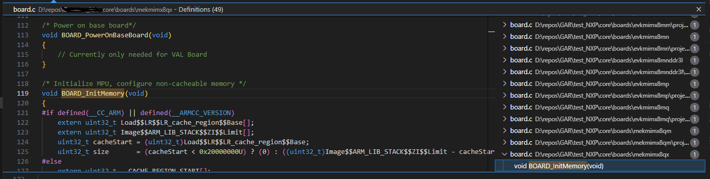 Restrict Go To Definition To The Relevant Board Only · Issue 12 · Nxp Mcuxpressovscode For