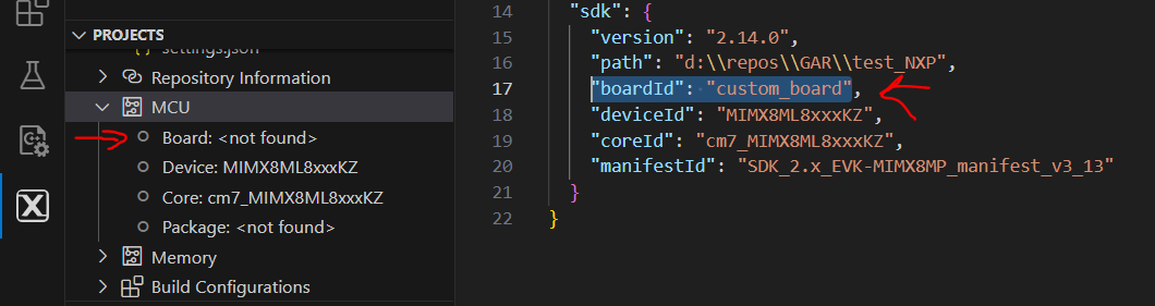 Create a project for a custom board · Issue #14 · nxp-mcuxpresso/vscode ...