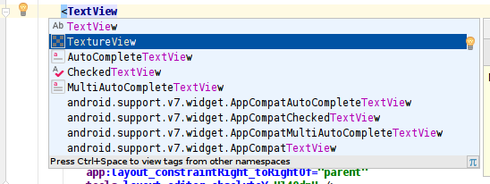 Add Android XML Code Completion support for Activity layout XML files · Issue #98 ...