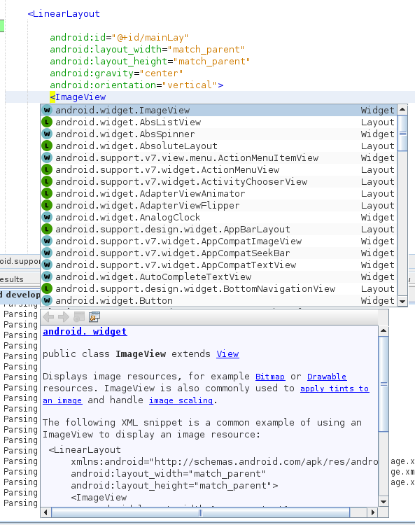 Add Android XML Code Completion support for Activity layout XML files · Issue #98 ...