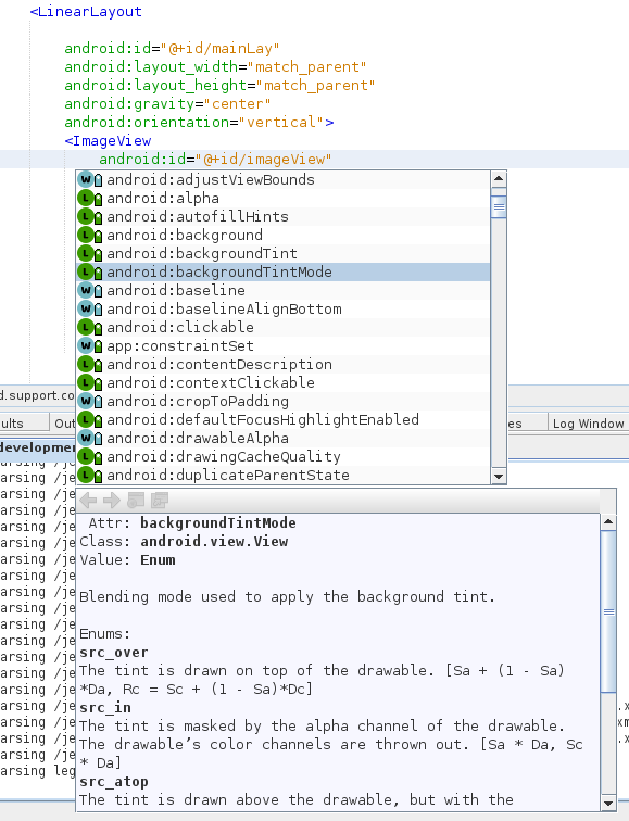 Add Android XML Code Completion support for Activity layout XML files · Issue #98 ...