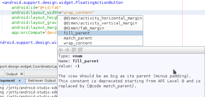 Add Android Xml Code Completion Support For Activity Layout Xml Files