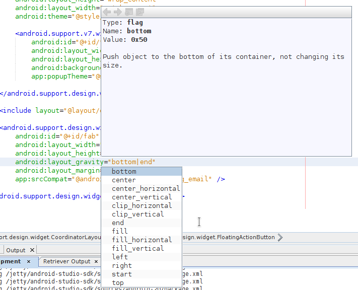 Add Android XML Code Completion support for Activity layout XML files · Issue #98 ...