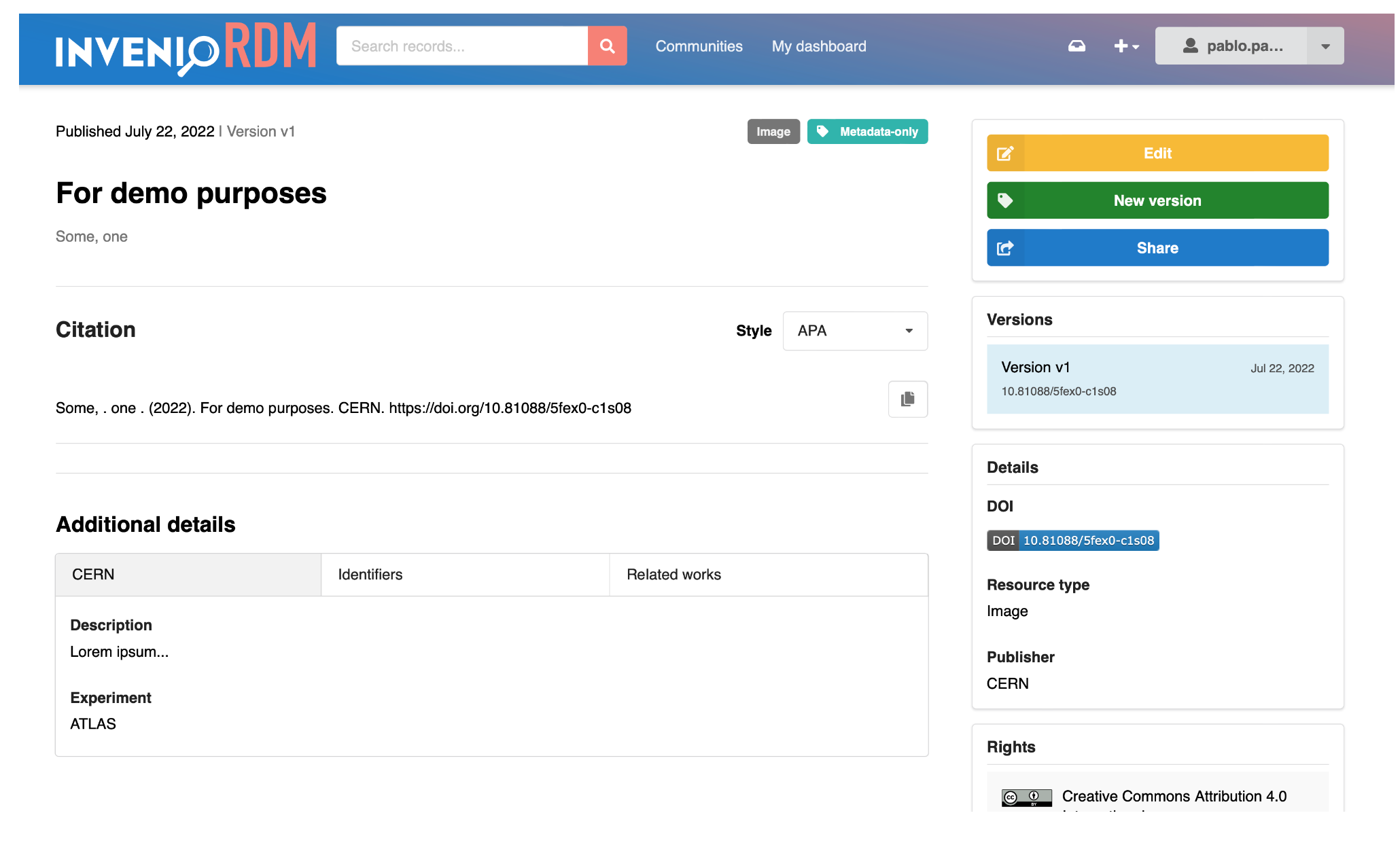 custom-fields: display fields in record's landing page · Issue #1845 · inveniosoftware/invenio ...