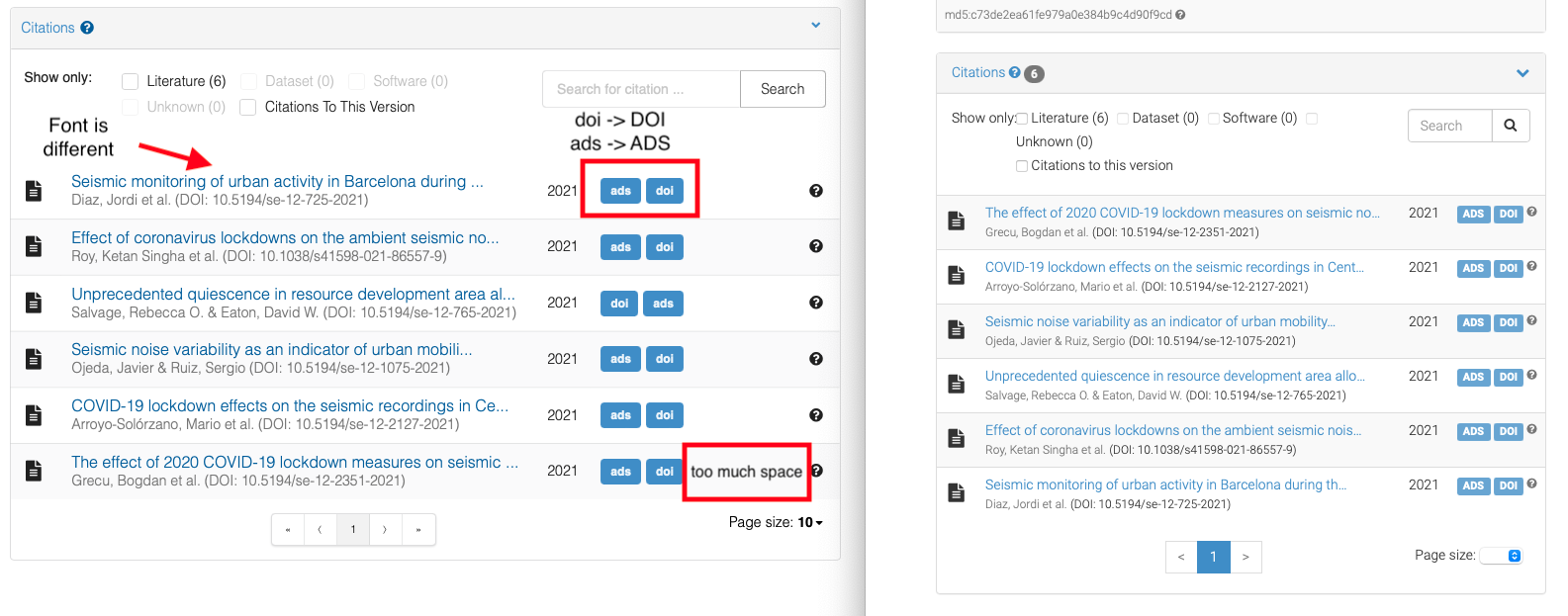 citation-box: styling misalignments · Issue #135 · zenodo/zenodo-rdm ...