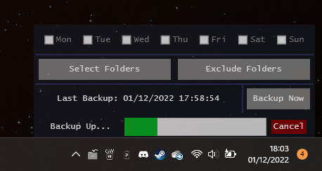 GitHub - kris701/BackupManager3: A simple Windows Tray application to ...