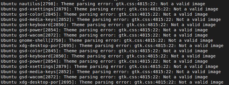 Theme Parsing Error · Issue 2349 · Ubuntuyaru · Github 
