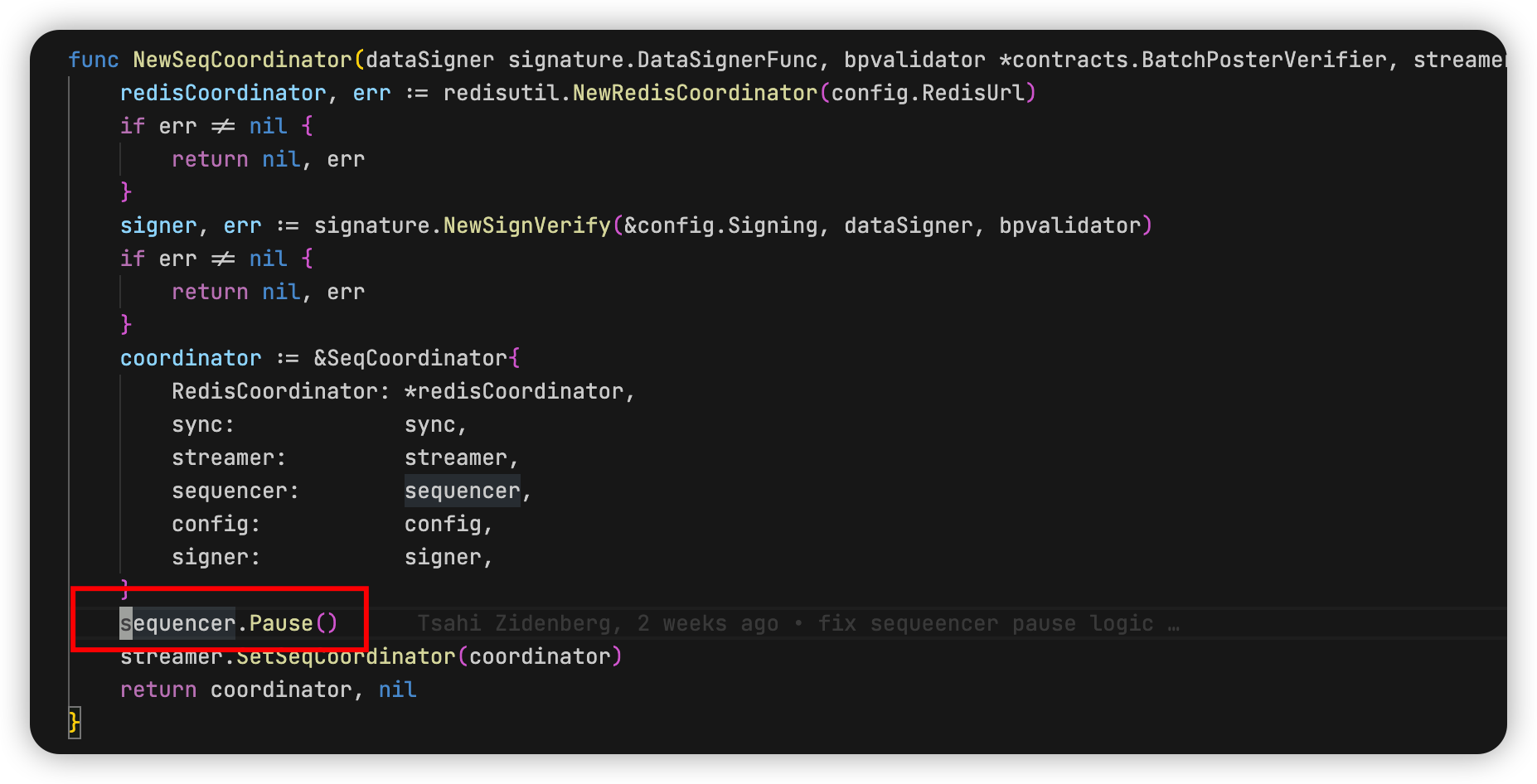 Panic when SeqCoordinator.Enable is true, Sequencer.Enable is false · Issue #1400 · OffchainLabs ...