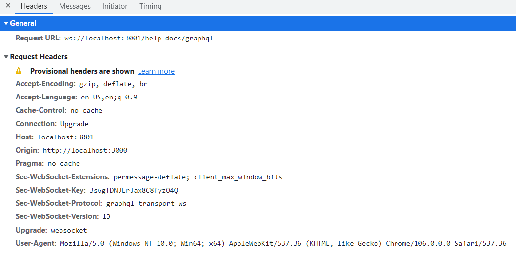 Graphiql Incorrect Sec Websocket Protocol When Using Graphql Ws Or A Bug Where The Legacy
