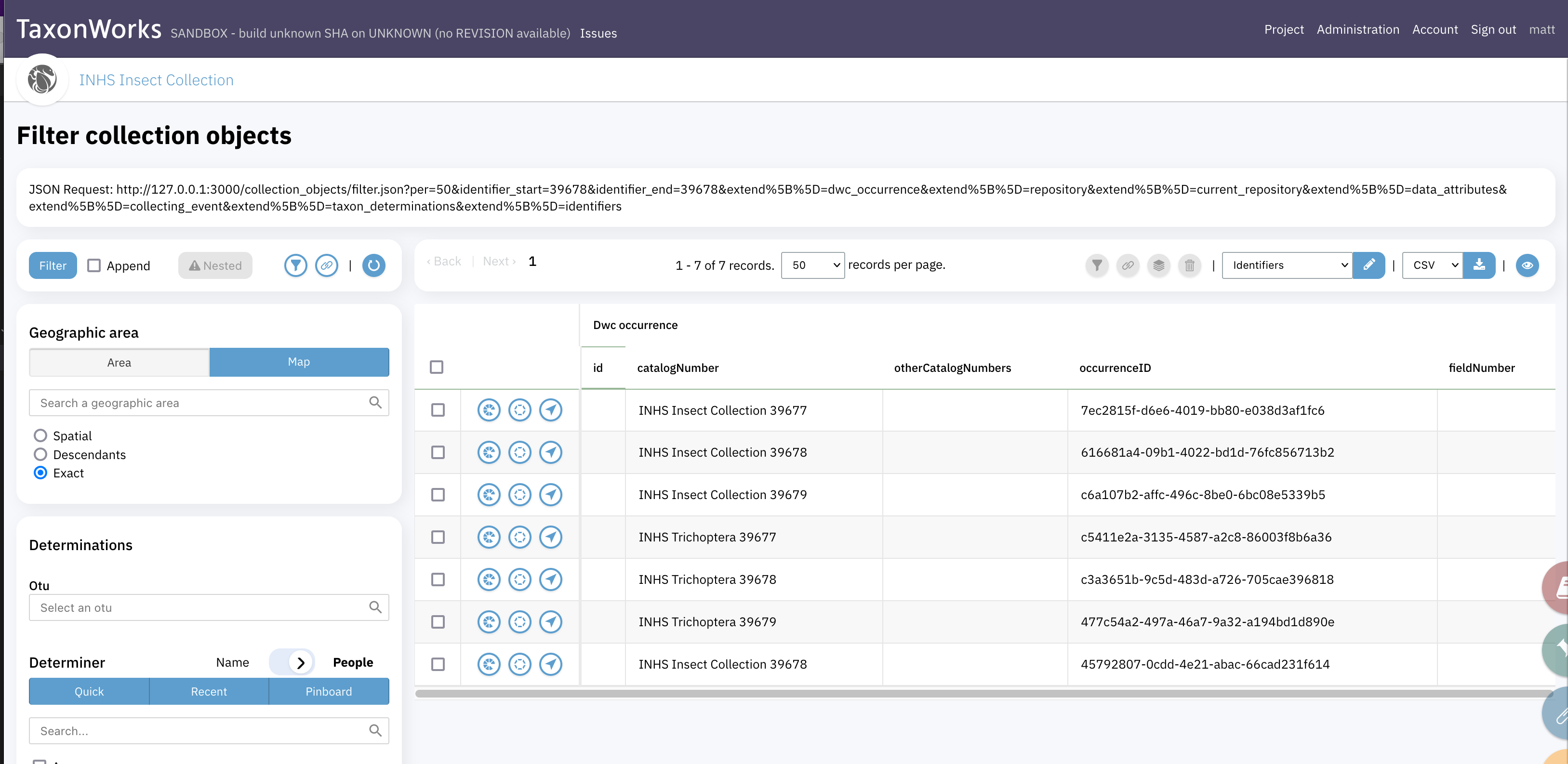 Collection object filter is not finding containerized identifiers · Issue #1240 ...