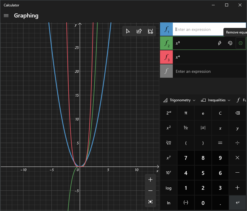 Graphing Remove Equation Crashes App · Issue 1293 · Microsoft