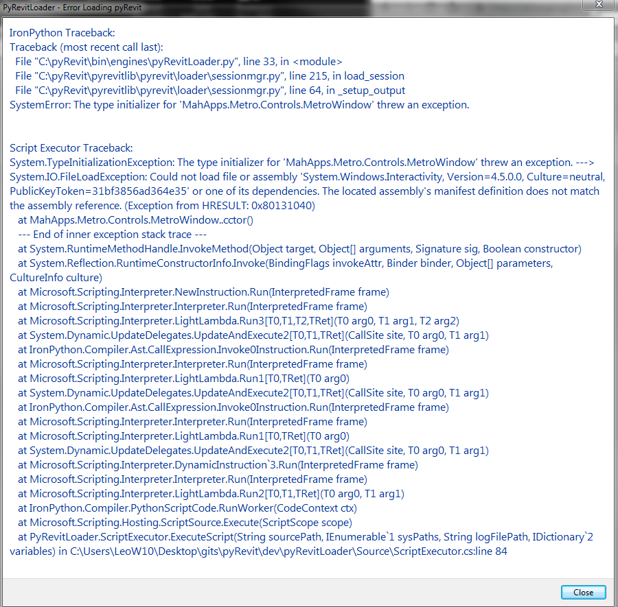 4.6.15 on Revit 2016 · Issue #524 · pyrevitlabs/pyRevit · GitHub