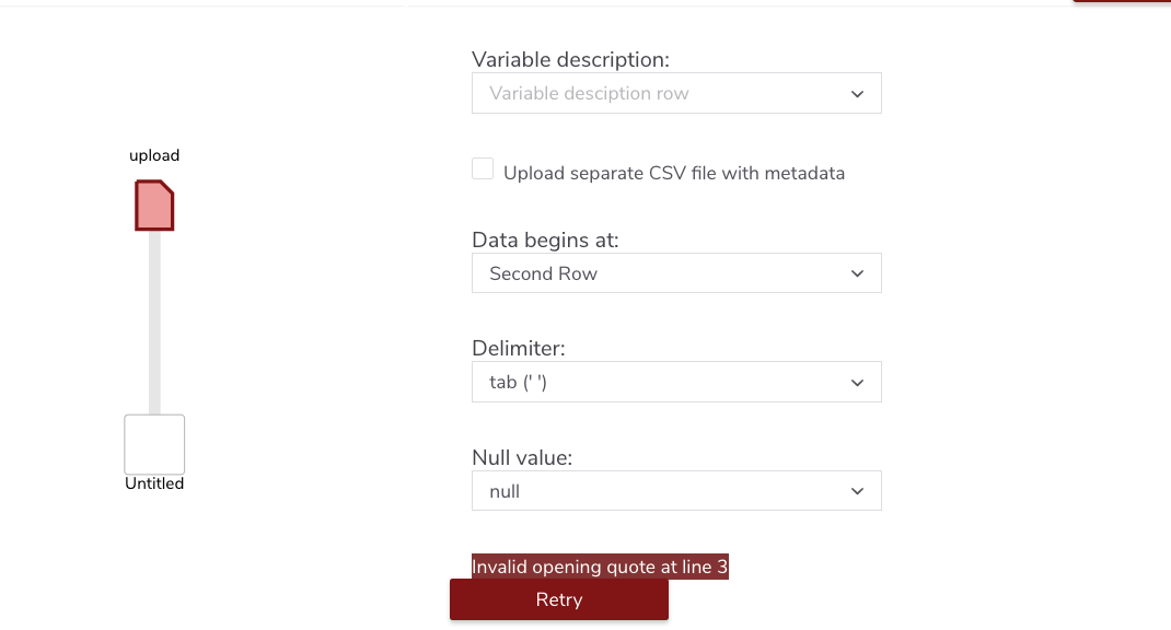 Uploading error - tsv files · Issue #90 · redivis/meta · GitHub