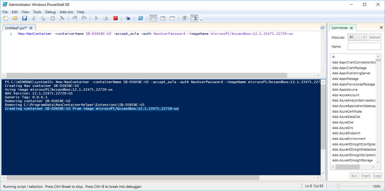 Creating container stuck or timeout period expired · Issue #244 · microsoft/nav-docker · GitHub