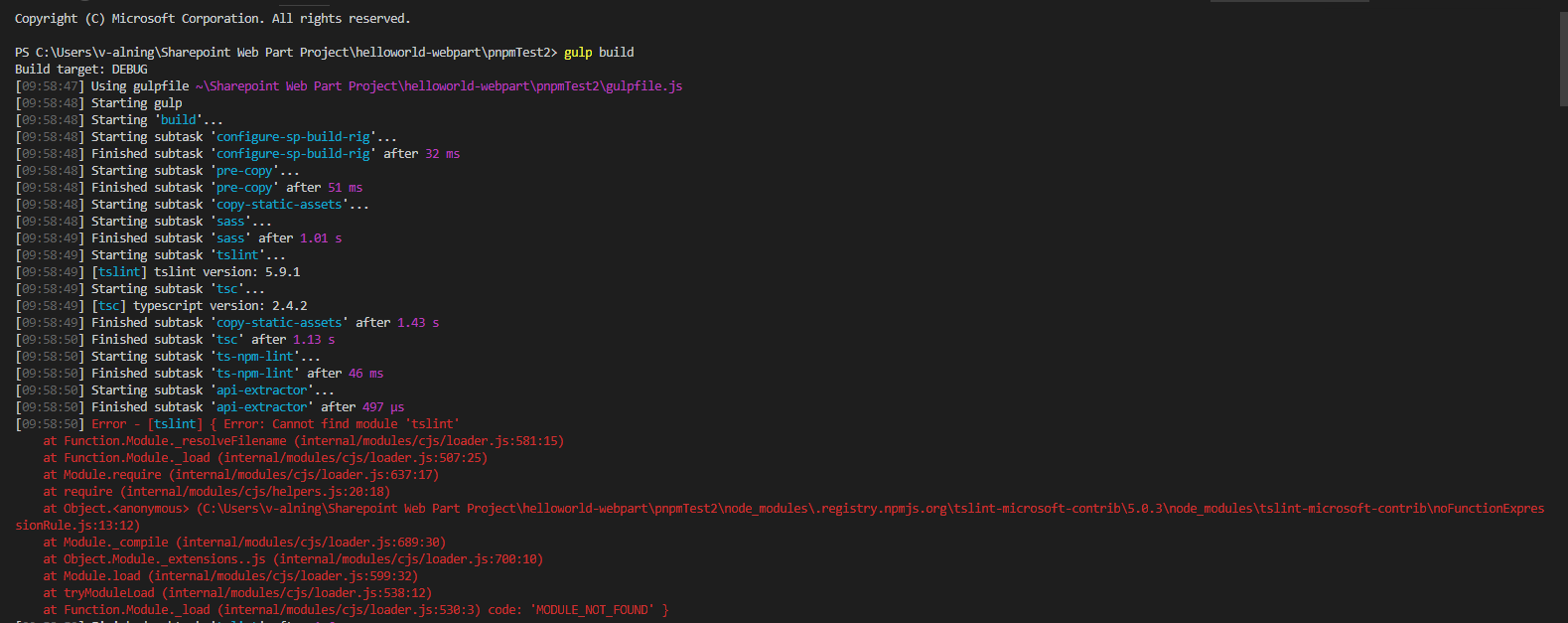 Pnpm Windows · Issue 2864 · Sharepointsp Dev Docs · Github