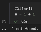 Cell magic %%timeit is not behaving properly · Issue #7668 · microsoft/vscode-jupyter · GitHub