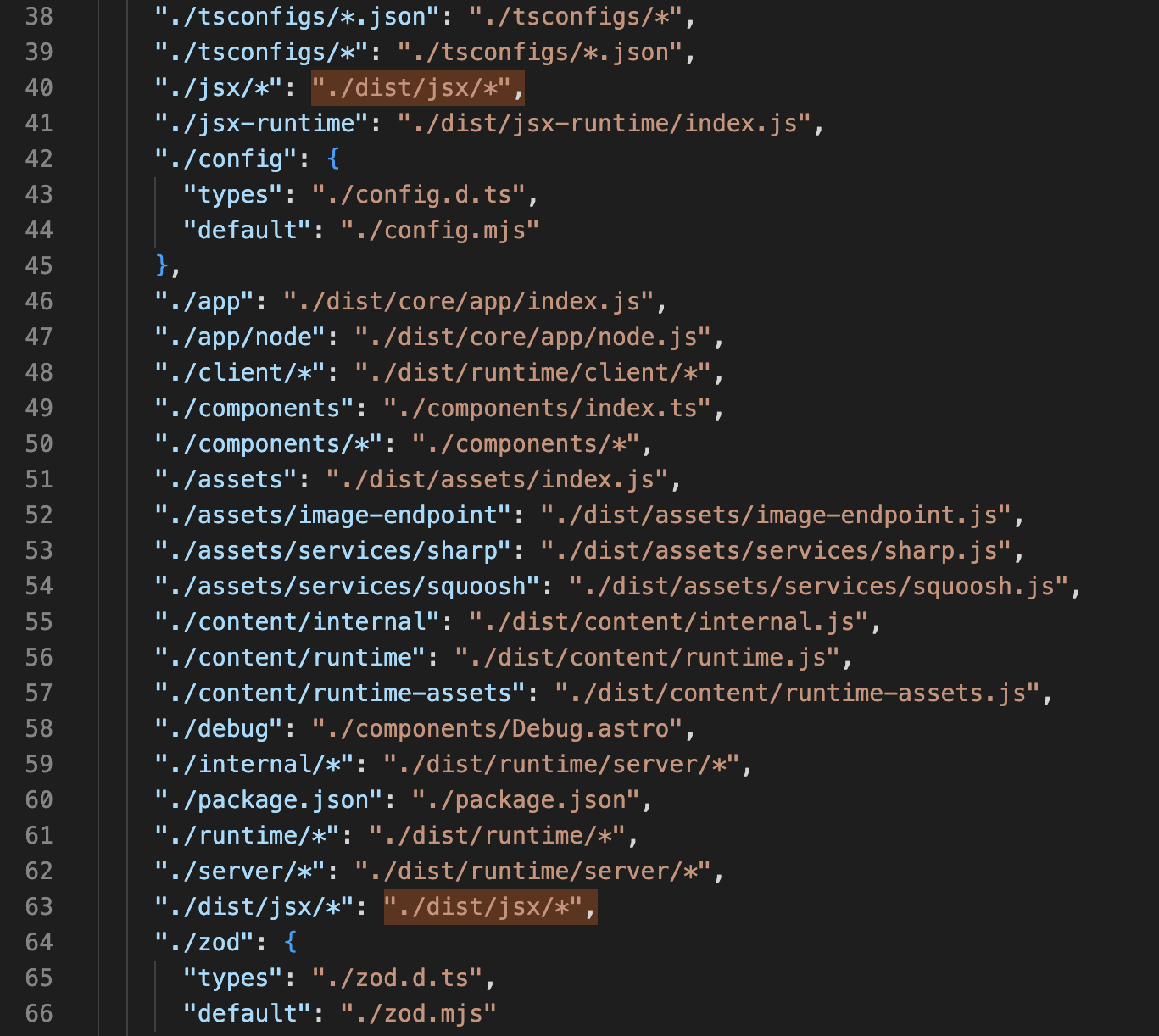 Two different exports for "./dist/jsx/*" path in package.json of the astro package · Issue #6708 ...