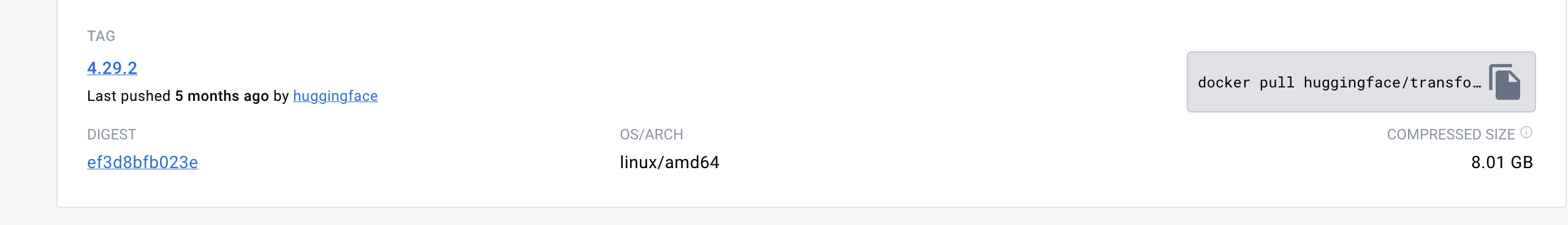 Recent docker images missing from dockerhub · Issue #26599 · huggingface/transformers · GitHub
