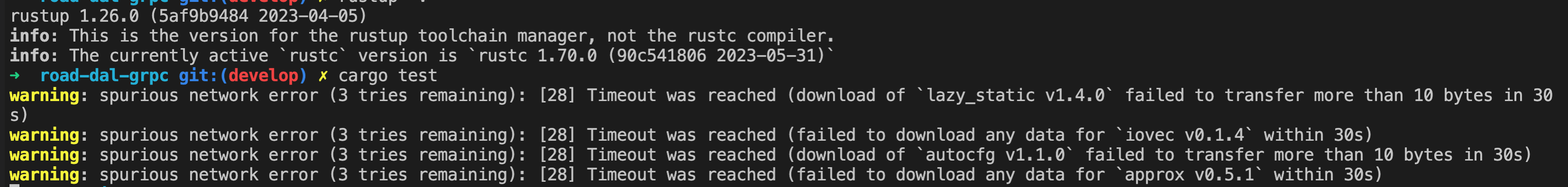 Cargo build failed with spurious network error · Issue #6513 · rust-lang/cargo · GitHub