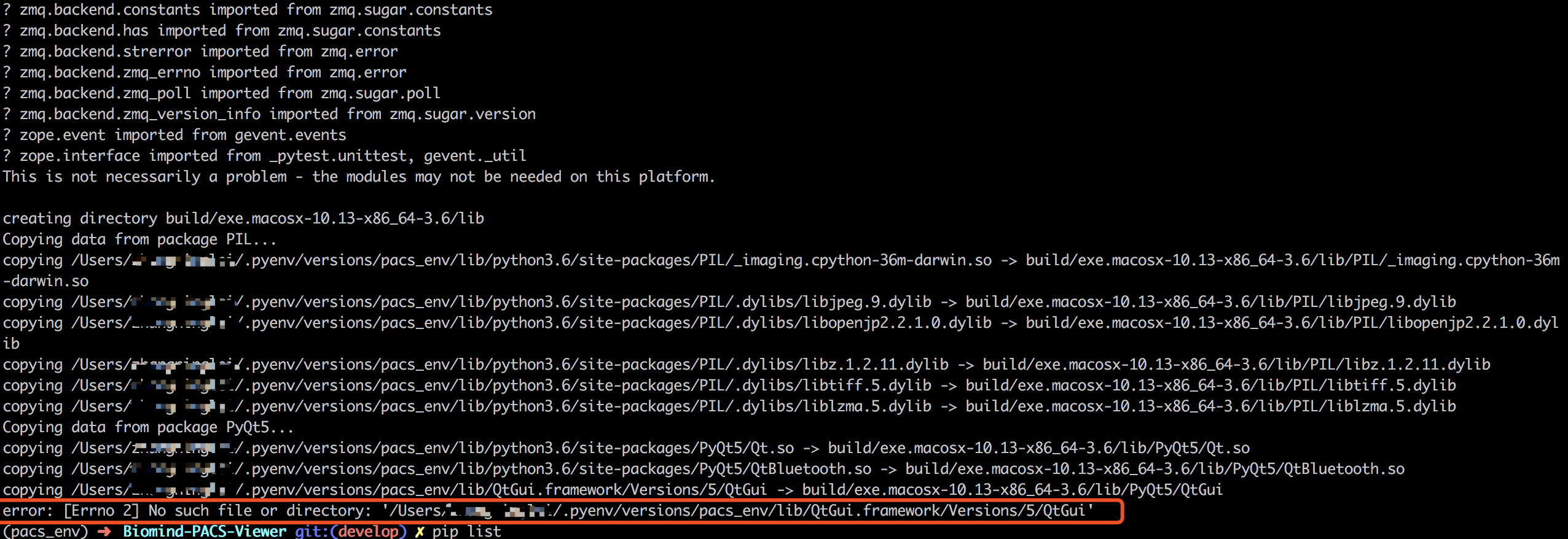 Error when Copying data from package PyQt5 · Issue #439 · marcelotduarte/cx_Freeze · GitHub