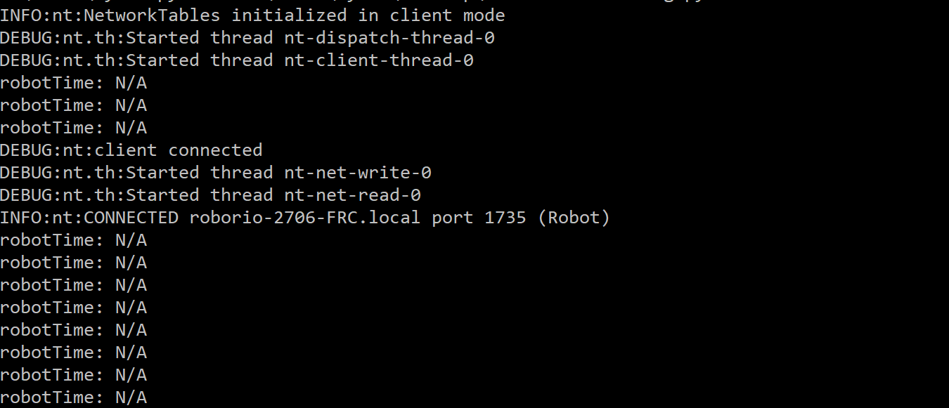 The Dashboard doesn't connect to 2018 Robot Code · Issue #50 ...