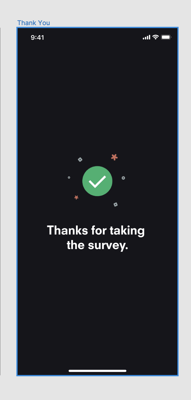 [iOS] [UI] As a user, I can see the thank you screen · Issue #56 ...