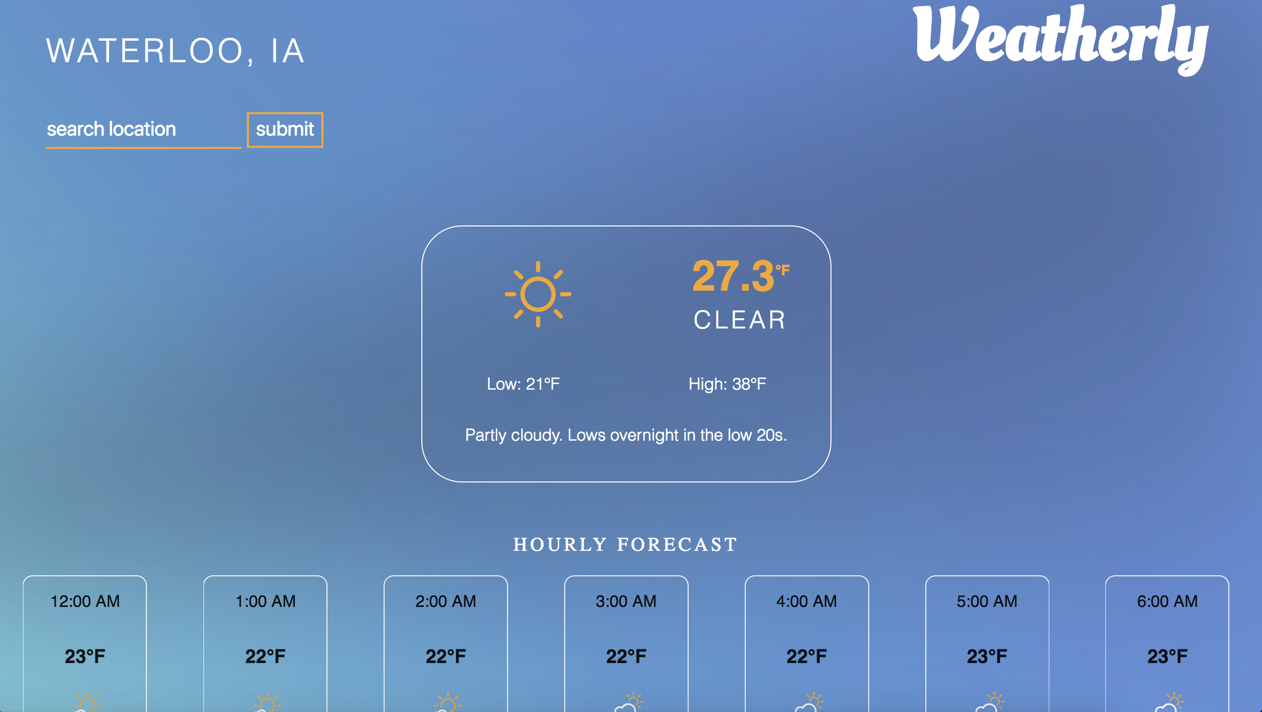 GitHub - etcetera8/weatherly: A React app using the weather underground ...