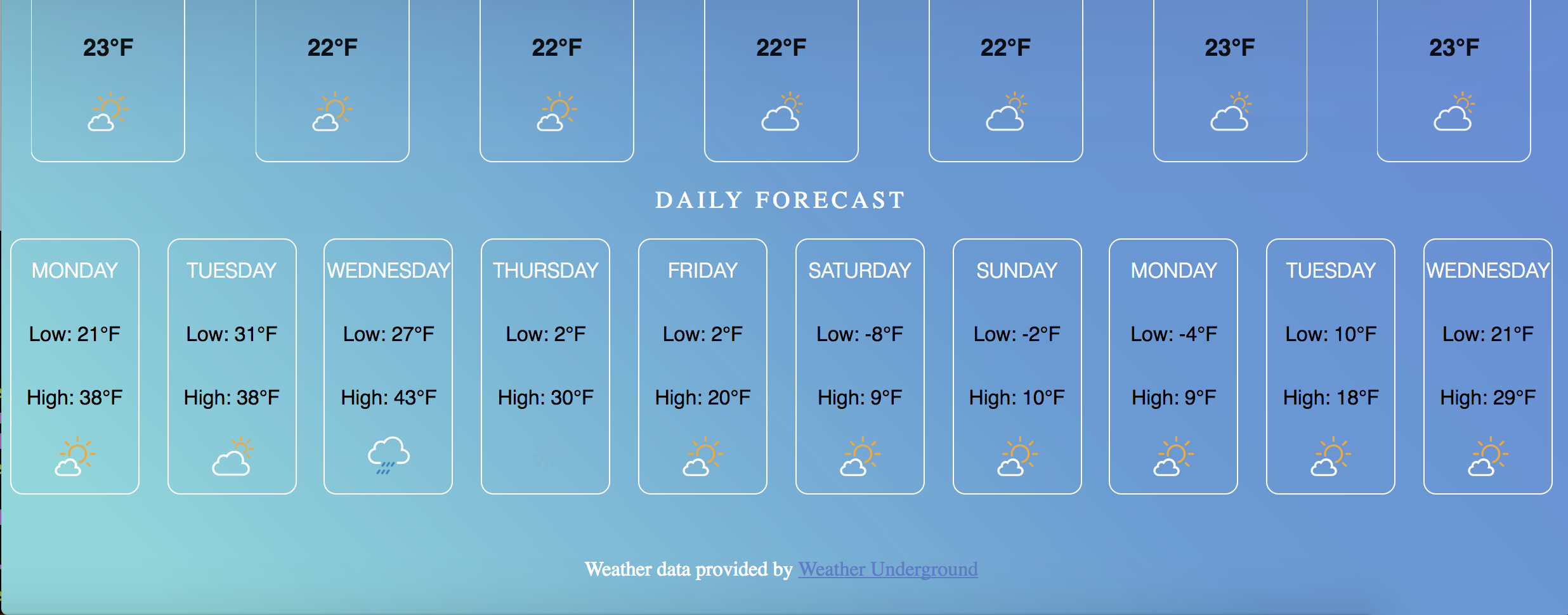 GitHub - etcetera8/weatherly: A React app using the weather underground ...