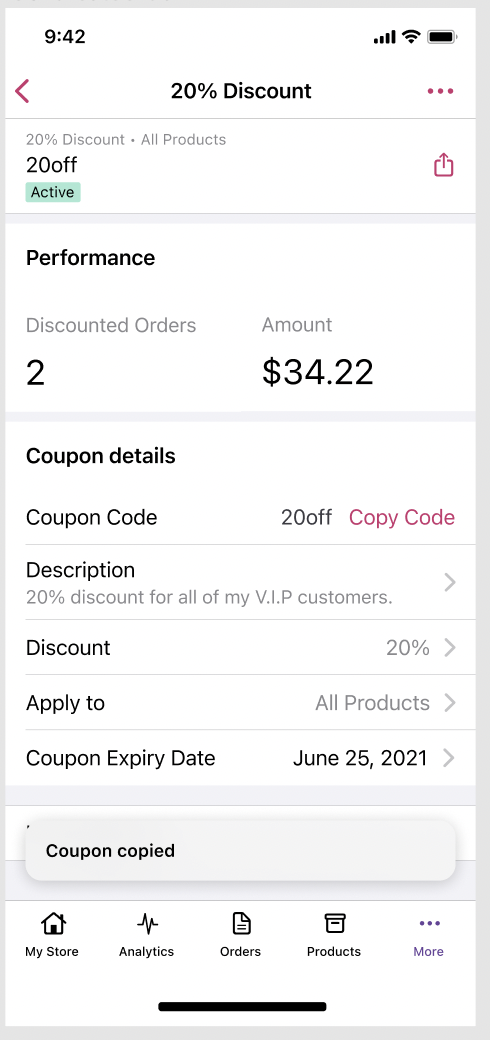 [Coupons] Add option to share/copy a coupon · Issue #5533 · woocommerce ...