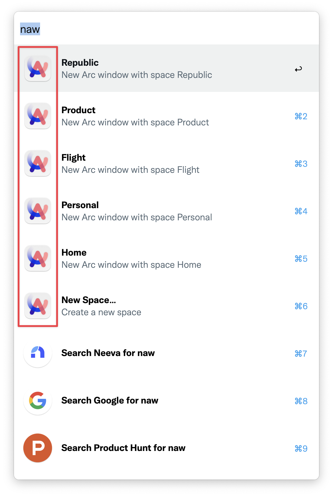 Use Space icon for Alfred Icon · Issue #1 · zetavg/alfred-new-arc ...