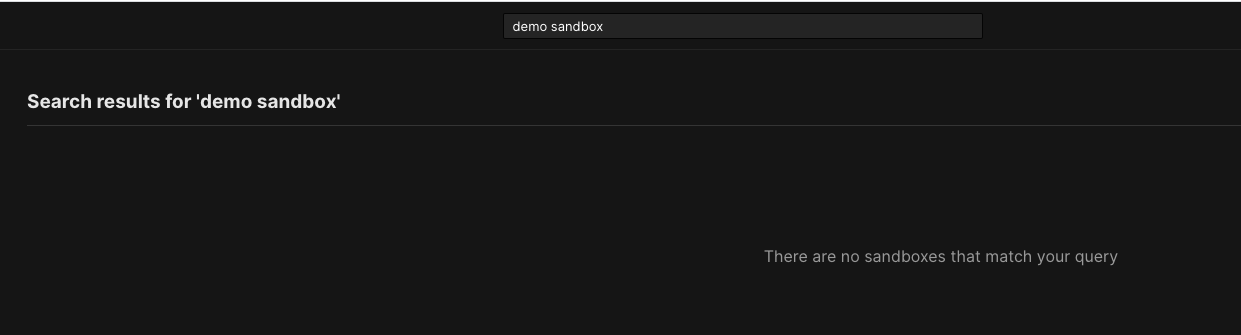 Suggest a search in all sandboxes if no results within workspace ...