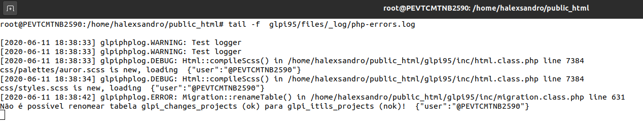 [9.5 RC1] Upgrade Erro 9.3 to 9.5 RC1 · Issue #7400 · glpi-project/glpi · GitHub