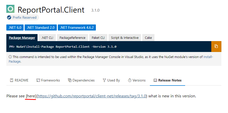 Adjust nuget packages slightly · Issue #96 · reportportal/commons-net · GitHub
