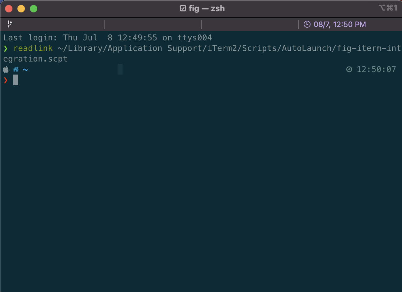 Fig Iterm Integration Gives An Error When Opening Iterm · Issue 246 · Withfigfig · Github 5485