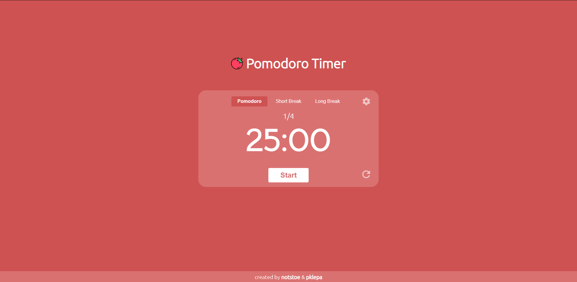 GitHub - pklepa/pomodoro: [Odin] Pomodoro technique clock in browser - Made as a pair ...