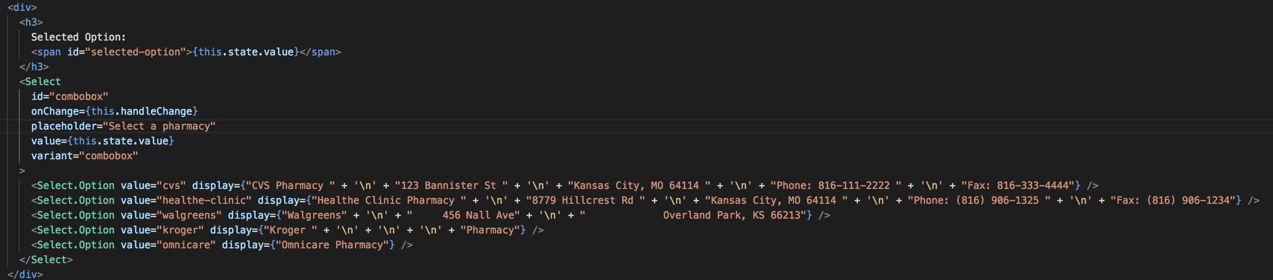 Ability for multi-line display or pass a node to select control for options · Issue #2254 ...
