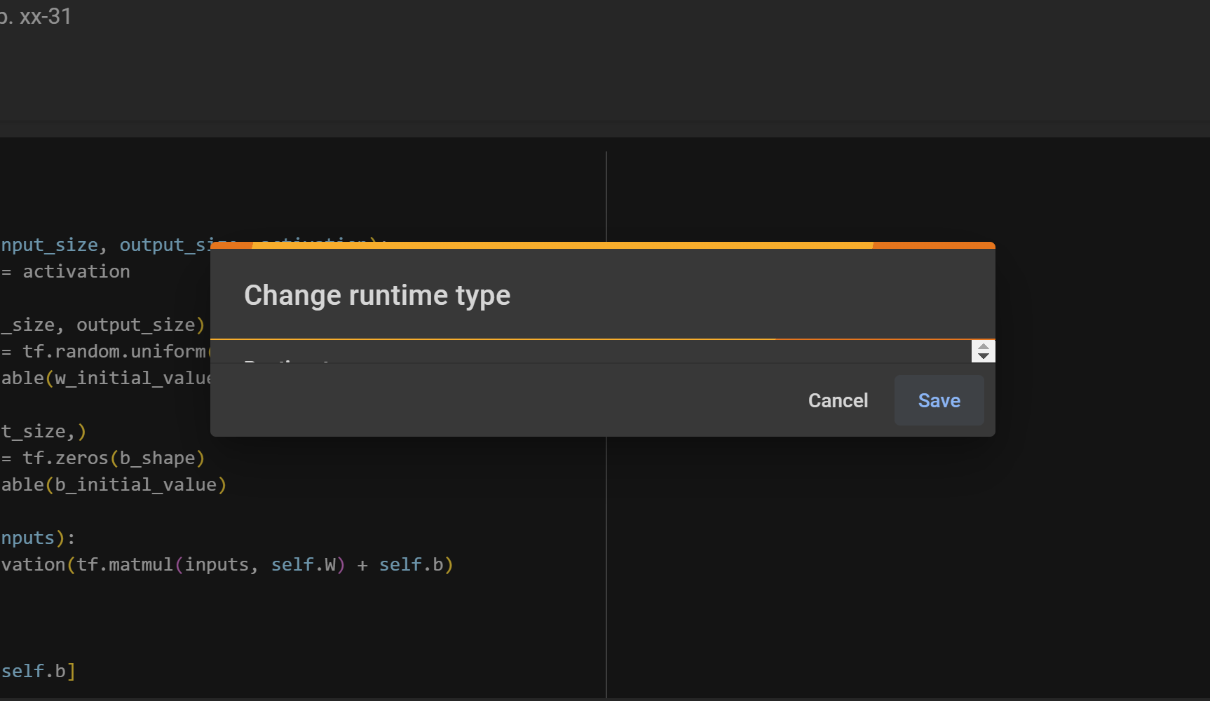 Change runtime type Dialog Box - Selection Scroll Box Vertical Size Constrained · Issue #4155 ...