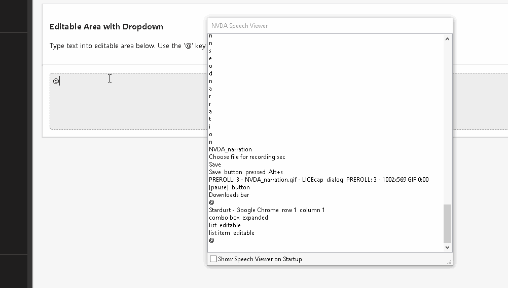 Accessibility - Dropdown - NVDA narrate current item and then next one, while navigating through ...